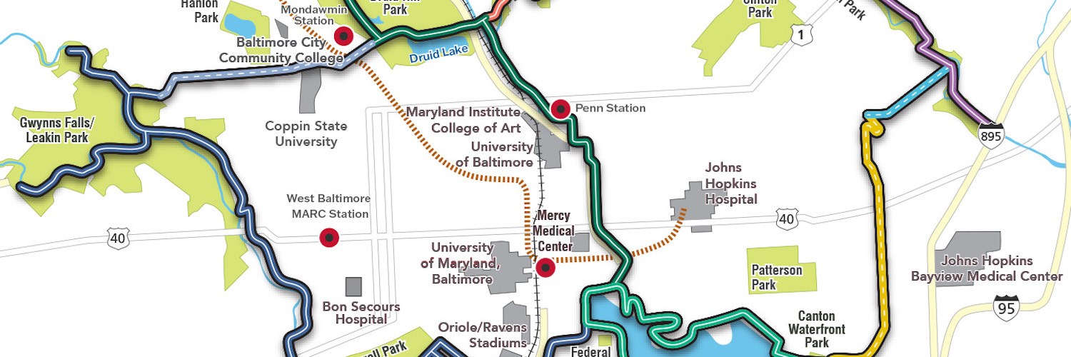 Baltimore Greenway Trails Network Footprint - Rails to Trails ...