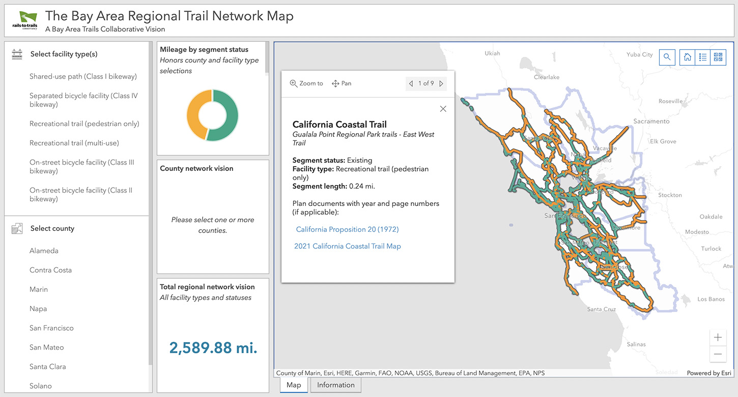 Bay Area Trails Collaborative Footprint - Rails to Trails Conservancy ...