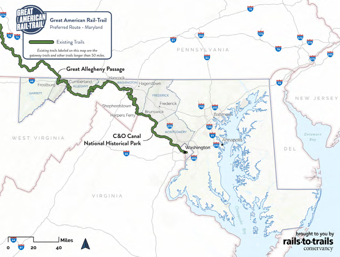 Great American Rail-Trail in Maryland - Rails to Trails Conservancy ...