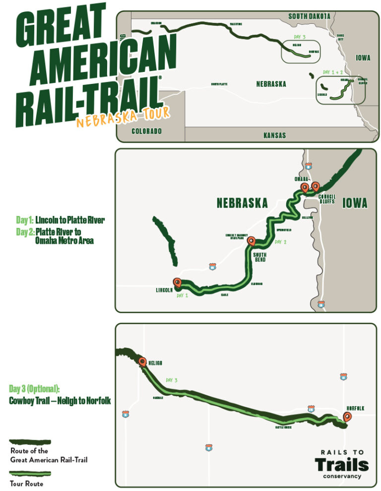 Nebraska Tour of the Great American Rail-Trail - Rails to Trails ...