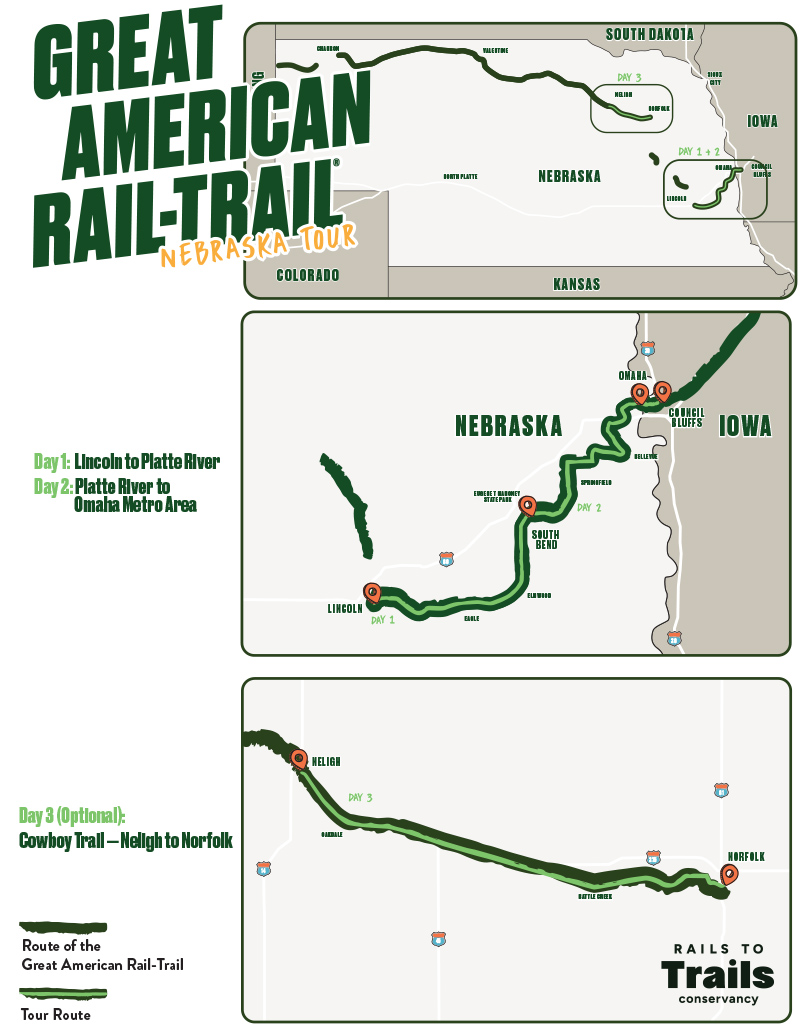 Nebraska Tour of the Great American Rail-Trail - Rails to Trails ...