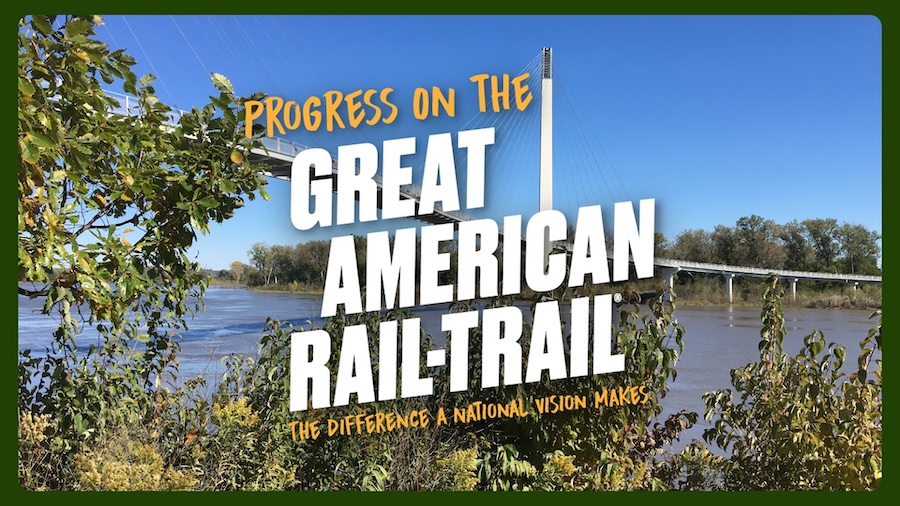 2025 Progress on Great American Rail-Trail, nearly 56% complete - Rails ...